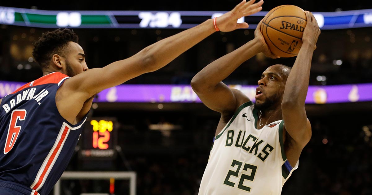 Khris Middleton hits career-high 51 points in win over Wizards - BALLERS.PH
